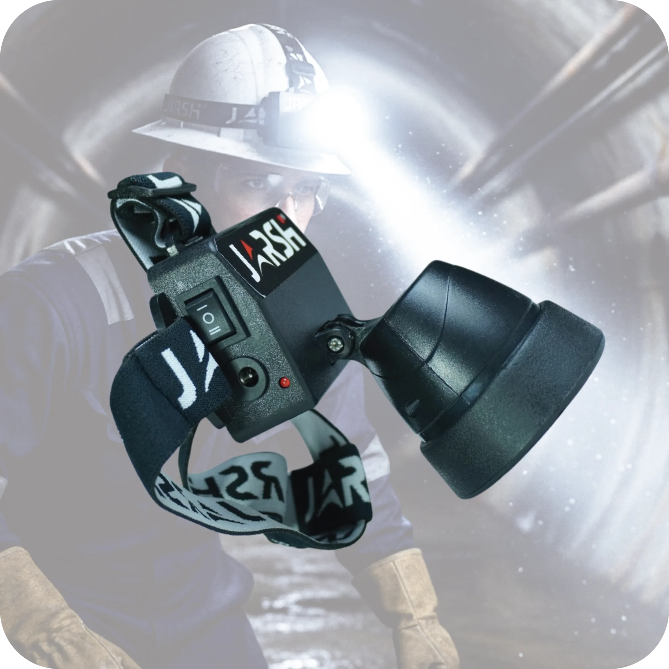 Hard Hat Work Light | 1200 Lumen Rechargeable LED Headlamp
