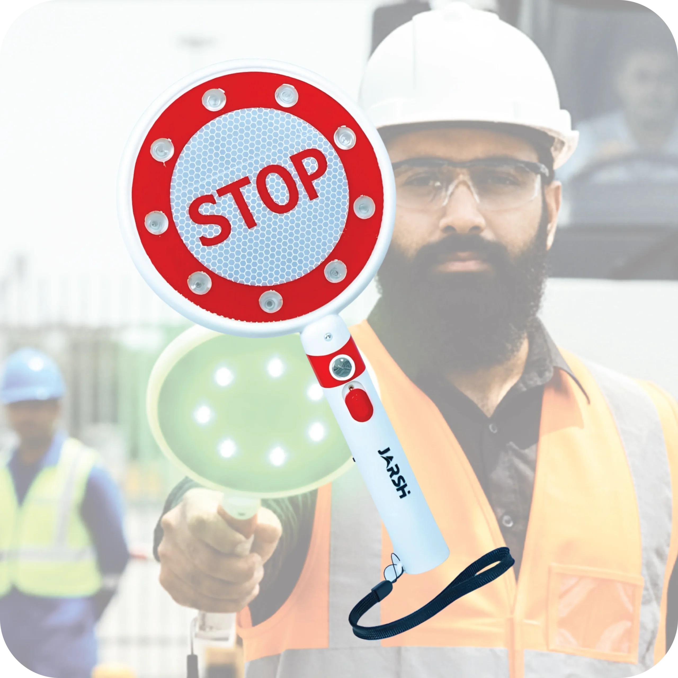Stop & Go LED Warning Baton | Traffic Control Baton for Safety